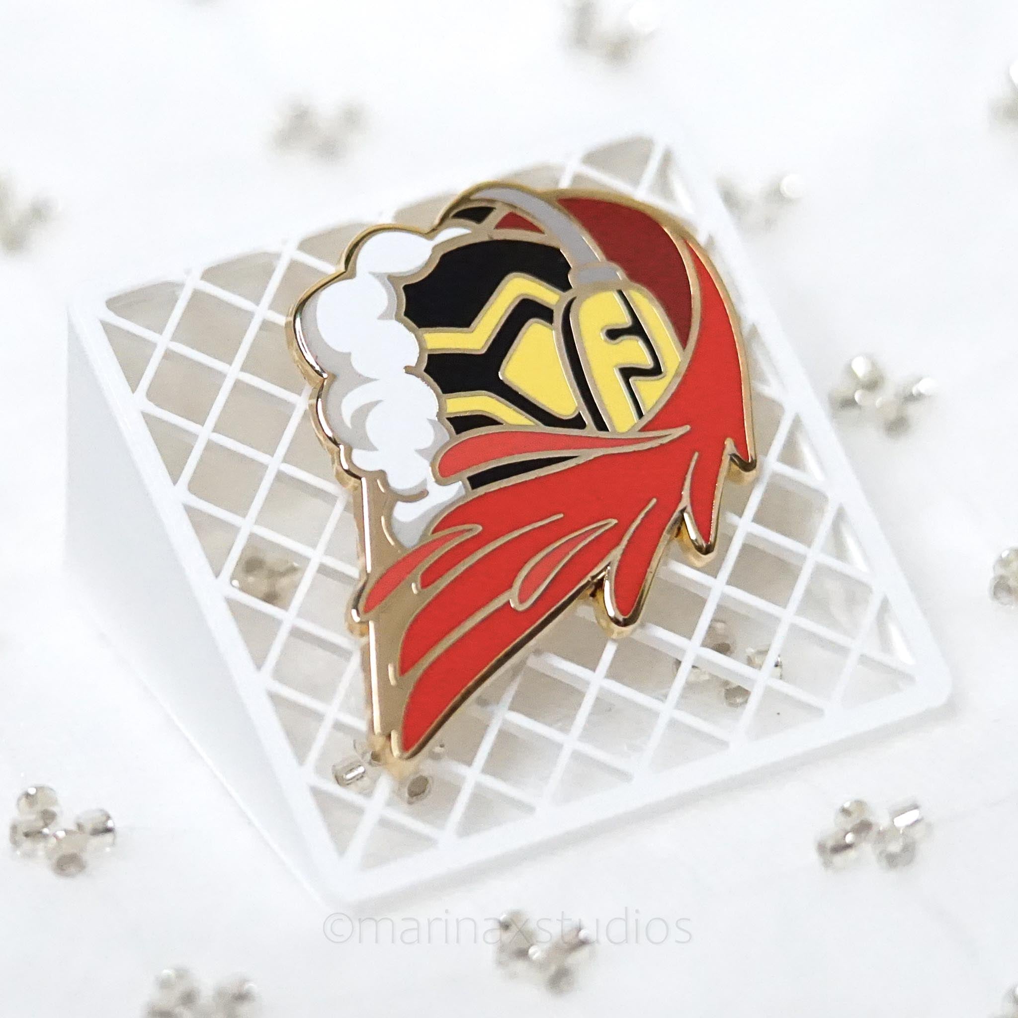 Wing Hero Enamel Pin – MarinaXStudios